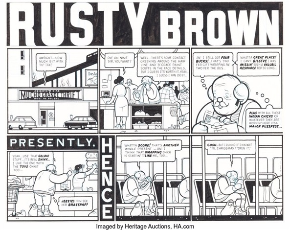 Chris Ware - Rusty Brown Story Page Original Art 2000 by Chris Ware on ...
