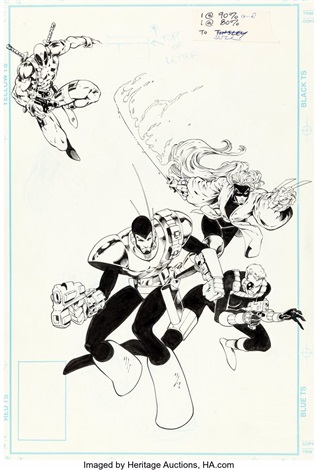 Joe Madureira and Mark Farmer Deadpool The Circle Chase 3 Cover ...