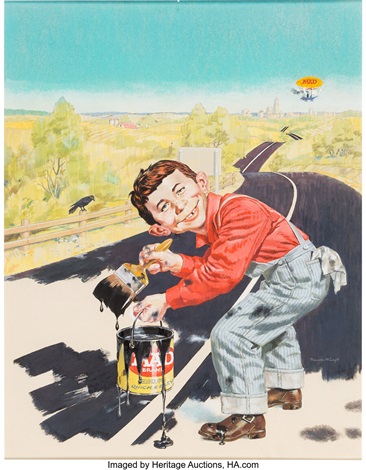 Norman Mingo Mad 96 Cover Painting Original Art EC, 1965 by Norman ...