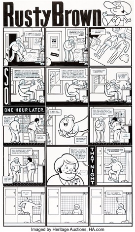 Chris Ware Acme Novelty Library 15 Complete 1-Page Story Rusty Brown ...