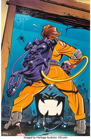 Ken Steacy The Real Ghostbusters 4 Cover Original Art Now Comics, 1988 ...