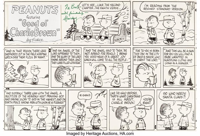 Peanuts Christmas Comic