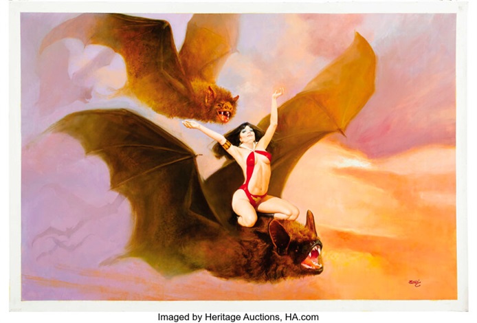 Vampirella Painting Original Art by Enrique Torres Prat on artnet