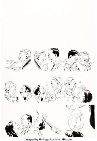 Jackson Butch Guice and Mike Perkins Ruse 24 Cover Original Art ...