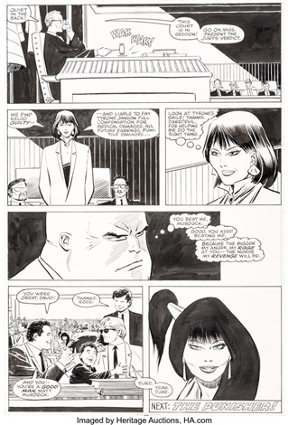 John Romita Jr. and Al Williamson Daredevil 256 Story Page 22 Original ...