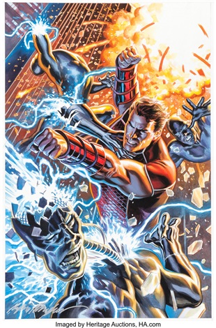 Felipe Massafera Gold Key Alliance 3 Magnus Cover Original Art Dynamite ...