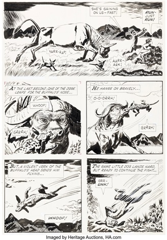 Jesse Marsh Edgar Rice Burroughs Tarzan of the Apes 136 Story Page 19 ...