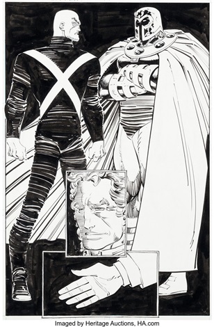 John Romita Jr. and Dan Green The Uncanny X-Men 309 Unpublished Splash ...