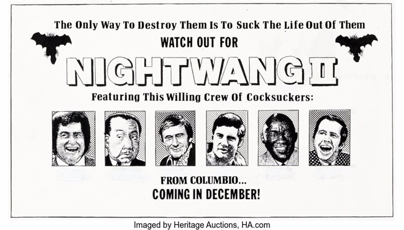 Drew Friedman Screw Magazine 552 Complete Horizontal Story Nightwang II ...