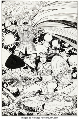 Walt Simonson and Greg Hildebrandt - Thor and Zyra Specialty ...