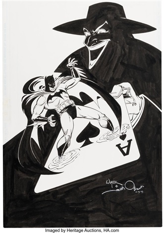 Bob Wiacek and Walt Simonson Batman Legends of the Dark Knight 50 Pinup ...