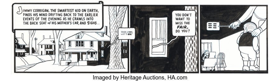 Chris Ware Acme Novelty Library 10 Jimmy Corrigan Patch Panels Original ...