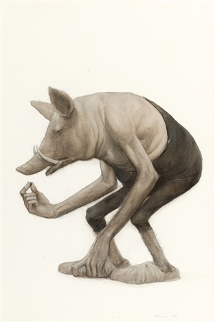 Jimmy Squarefoot, faeries book illustration by Alan Lee on artnet