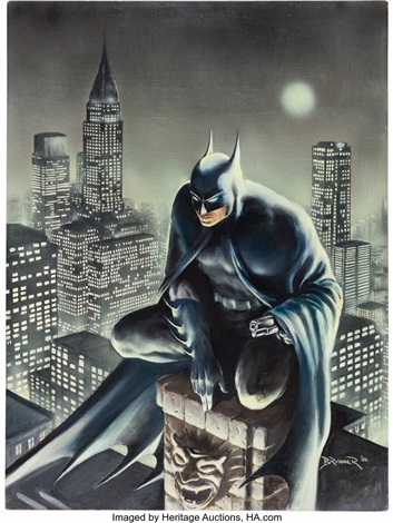 Frank Brunner - Batman Illustration Original Art DC, 1986 by Frank ...