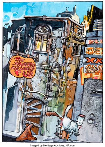 Simon Bisley Heavy Metal Simon Coldwater Story Page Heavy Metal, c ...