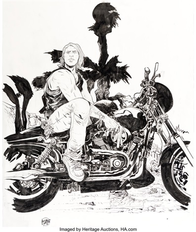Paul Pope Sons of Anarchy Redwood Original 1 Cover Original Art Boom ...