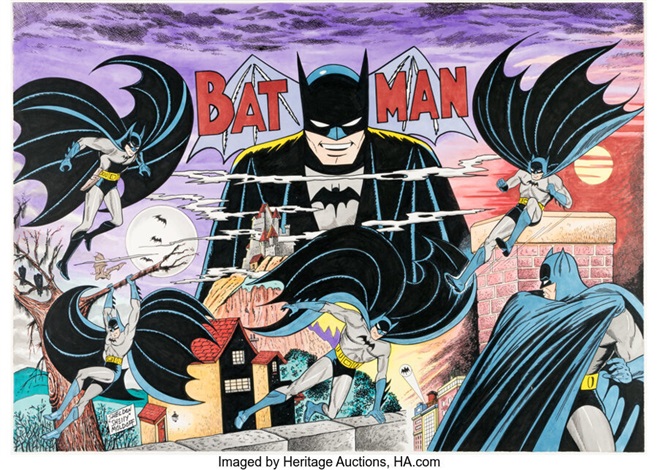 Sheldon Moldoff Batman The Beginning Limited Edition 3 Illustration ...