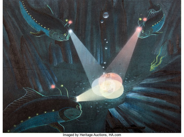 Merbabies Underwater Concept Art Walt Disney, 1938 by Walt Disney ...