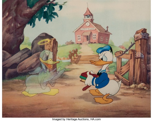 Donalds Better Self Donald Duck Publicity Print Walt Disney, 1938 by ...