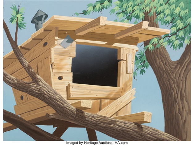 Disneyland At Home With Donald Duck Treehouse Production Background ...