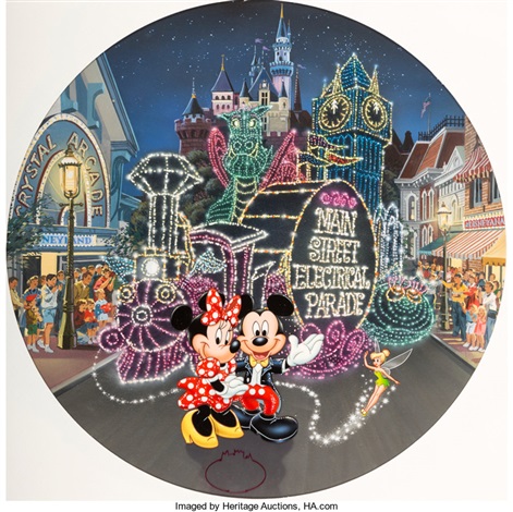 Main Street Electrical Parade Mickey Mouse and Minnie Mouse Collectors ...