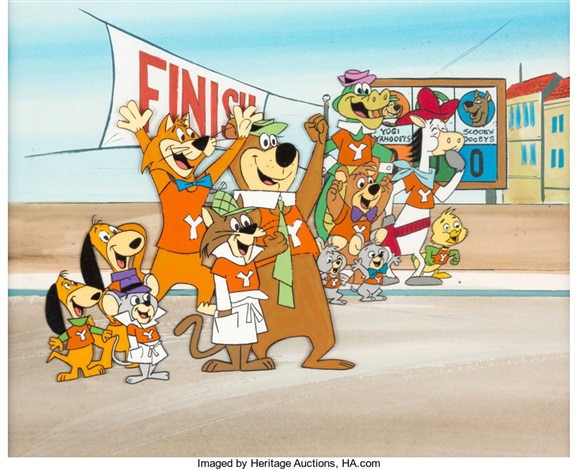 Scooby-Doos All Star Laugh Olympics Production Cel and Master ...