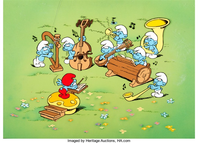 Smurfy Ever After The Smurfs Color Model Cel with Key Master Production ...