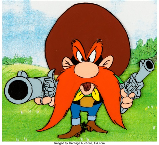 Yosemite Sam for Skaggs Yosemite Sam Production Cel and Painted ...