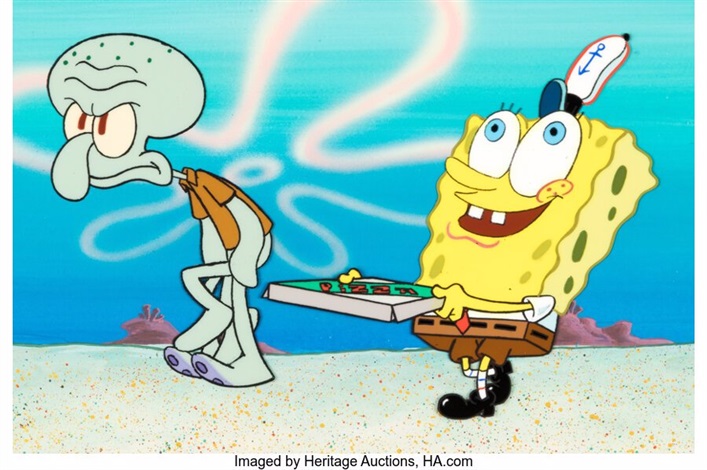 Squidward And Spongebob Connected