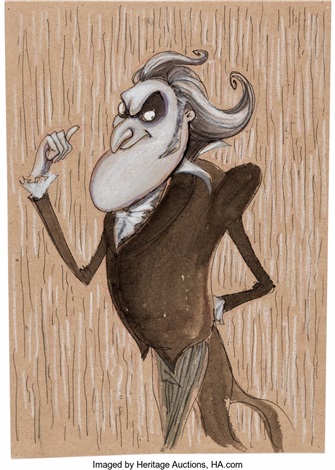 Corpse Bride Barkis Bittern Concept Drawing Tim Burton Productions ...