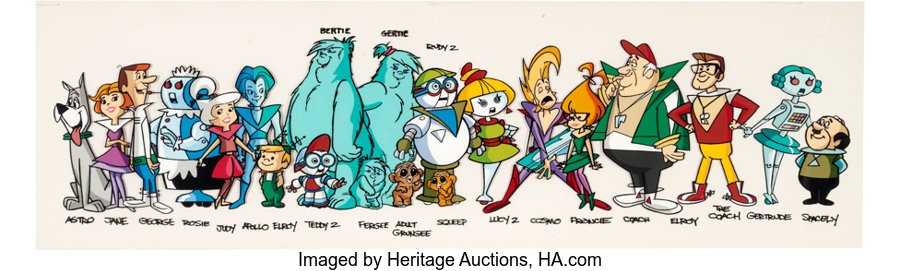 Jetsons The Movie Character Model Cel Hanna-Barbera, 1990 by Hanna-Barbera Studios on artnet