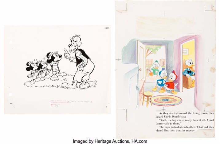 Mystery in Disneyville Little Golden Book Mickey Mouse, Morty, Ferdie ...