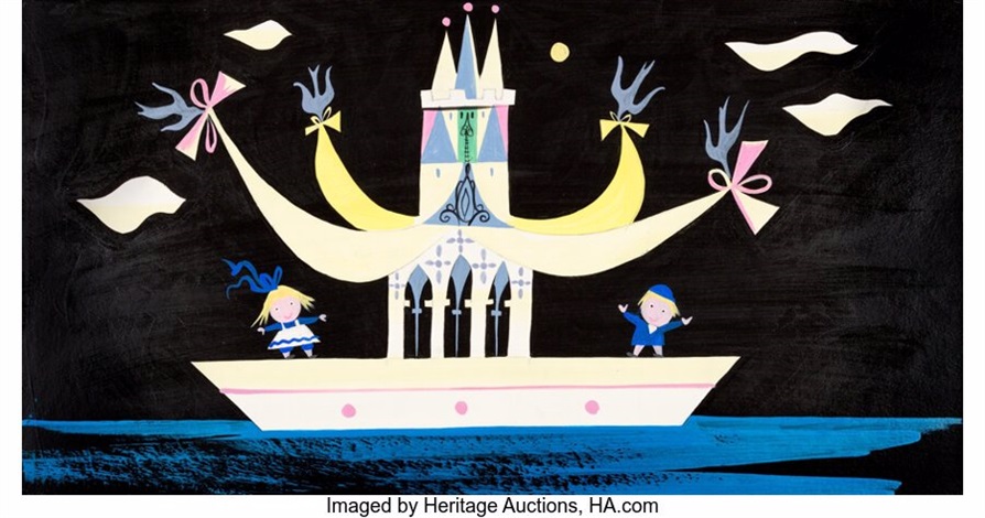 Mary Blair Its a Small World Concept Painting Walt Disney, 196466 by ...