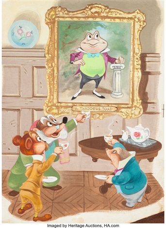 The Adventures of Ichabod and Mr. Toad StoryboardConcept Painting by ...