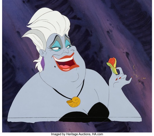 The Little Mermaid Ursula Production Cel on Key Master Production ...
