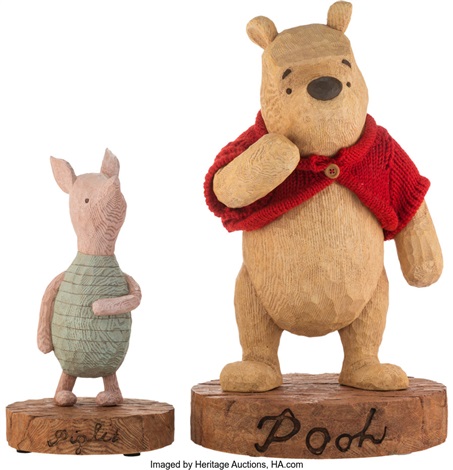 Winnie the Pooh and Piglet Disney Big Figures Group of 2 Walt Disney ...