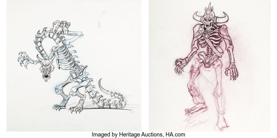 Skeleton Warriors Character Development Art by Claudio Mazzoli and ...