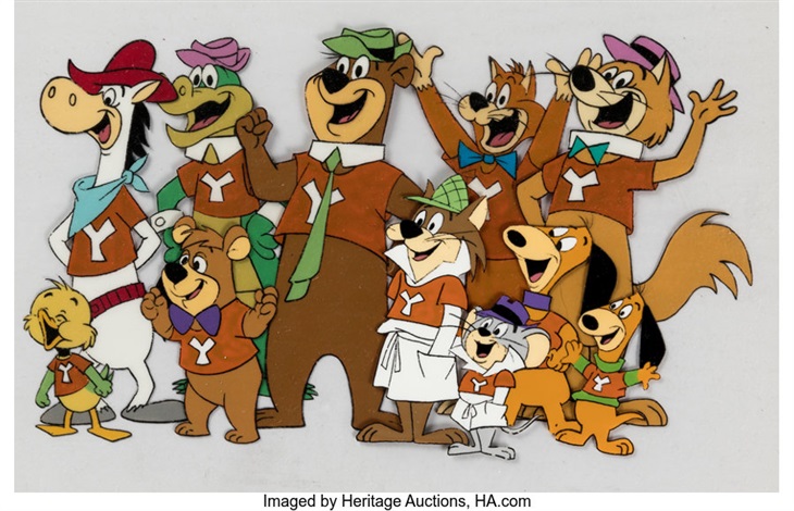 Scoobys All-Star Laff-A-Lympics Yogis YahooeysProduction Cel Hanna ...