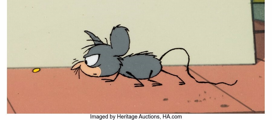 Dr. Seuss How the Grinch Stole Christmas Mouse Production Cel Setup ...