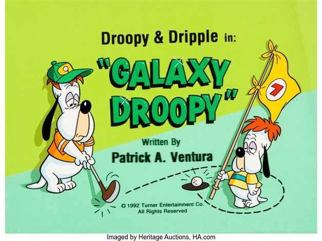 Droopy Dripple Galaxy Droopy Opening Title Card Hanna-Barbera, 1992 by ...