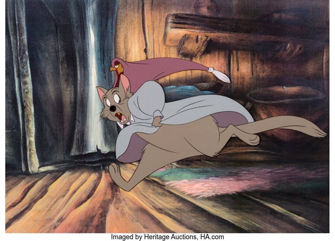 An American Tail Warren T. Cat and Digit Production Cel Don BluthAmblin ...