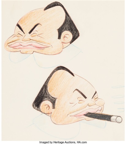Mother Goose Goes Hollywood Edward G. Robinson Concept Sketches by T ...