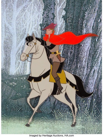 Sleeping Beauty Prince Phillip and Samson Production Cel Walt Disney ...