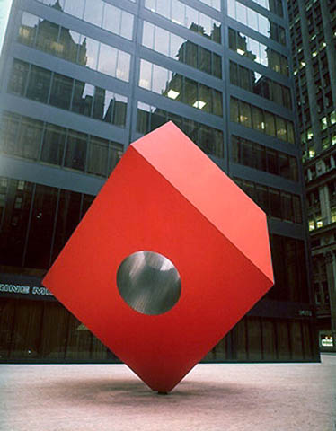 Isamu Noguchi Red Cube